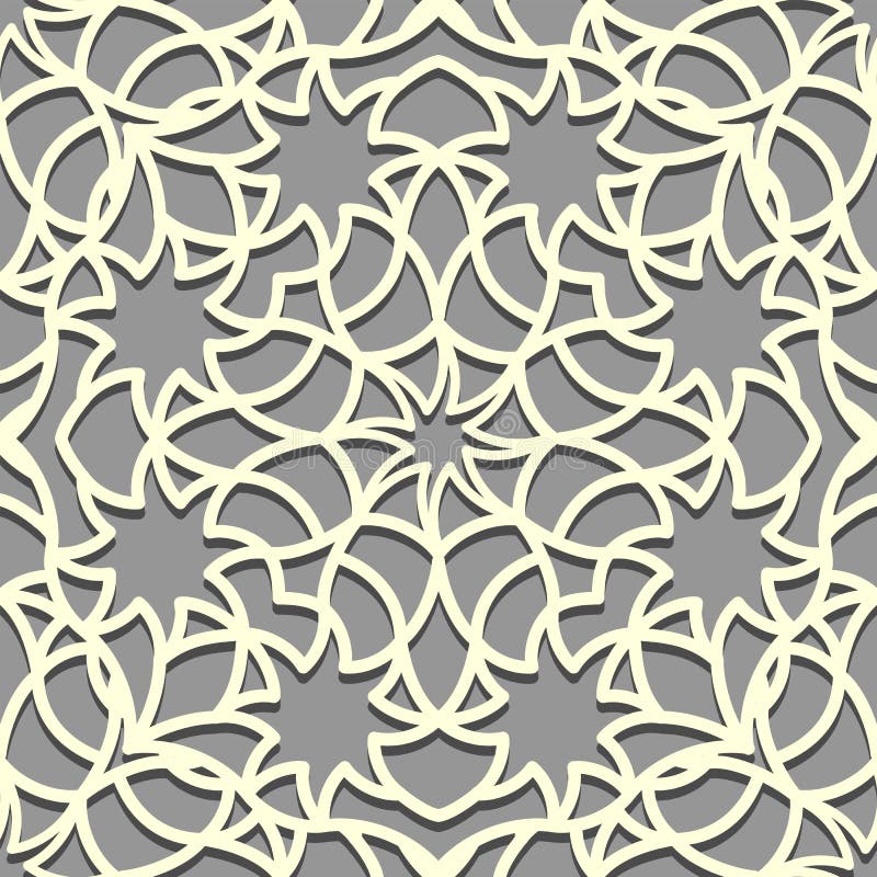 Wallpaper, Seamless Pattern for Continuous Replicate in Islamic Style ...