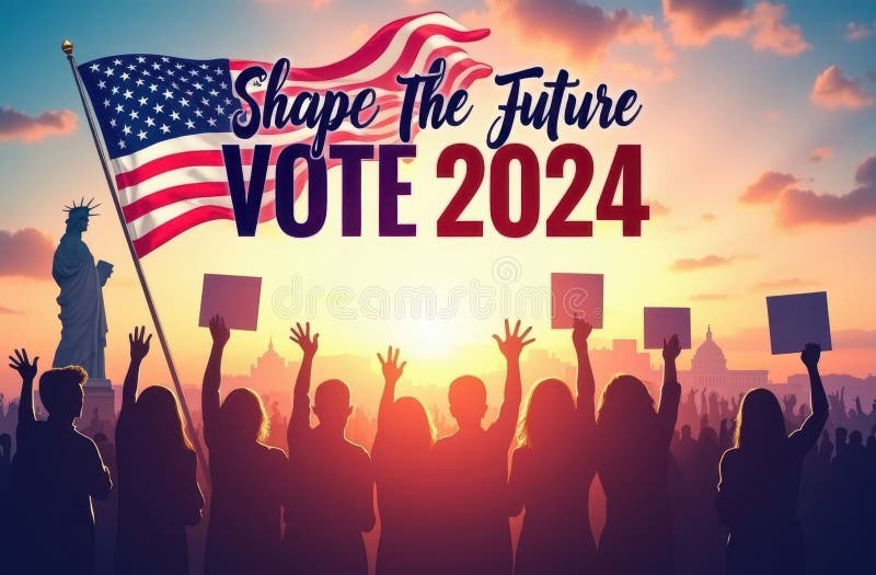 Wallpaper with the Slogan Shape the Future Vote 2024 at 17-10-2024 ...