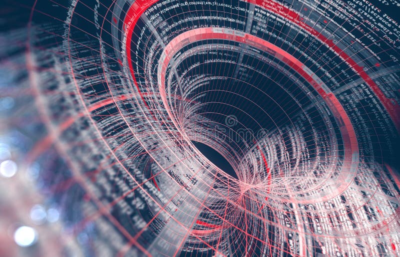 Abstract Background of Technology, Science and Cloud Computer Stock ...