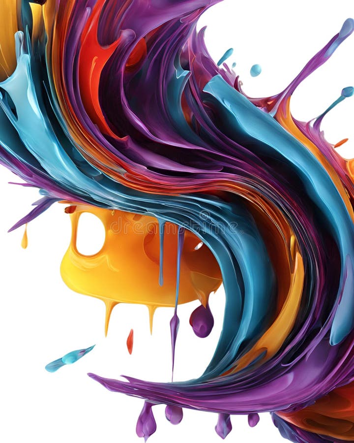 Abstract color art stock illustration. Illustration of painting - 322585074