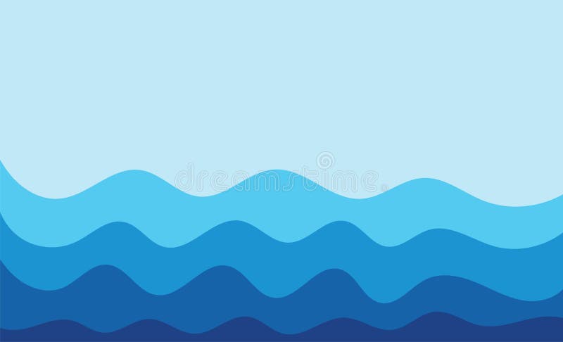 Wallpaper vetor azul-onda ilustração do vetor. Ilustração de curva ...