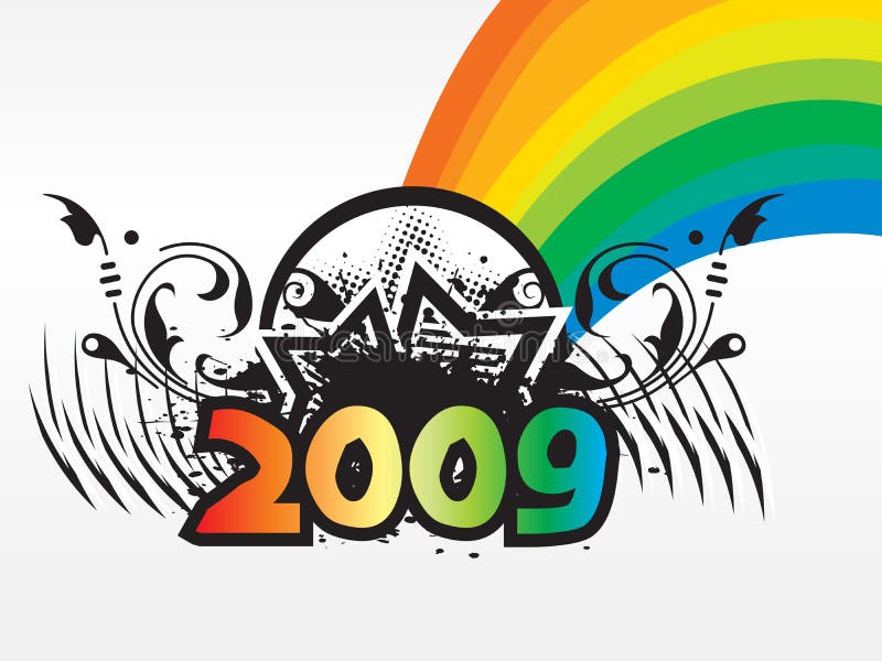 2009 logos stock vector. Illustration of christmas, editable - 7030680