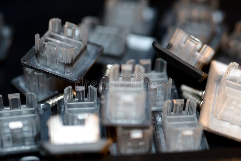 Electronic Inside Data Chips Buttons and Moore Stock Image - Image of ...