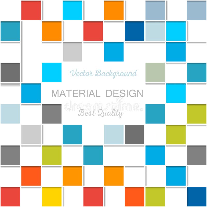 Wallpapers for Mobile OS in Style Material Design and Minimalism Stock ...