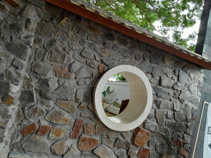 Walls of Andesite Stone Material with a Unique and Attractive Design ...