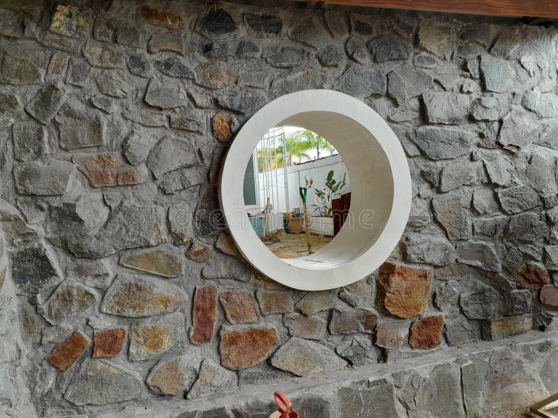 Walls of Andesite Stone Material with a Unique and Attractive Design ...