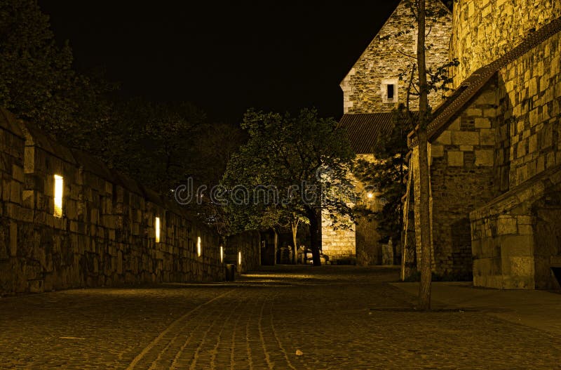 Within the Walls of Buda Castle Stock Image - Image of europe, walls ...