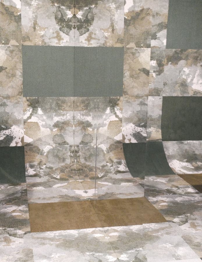 The Walls Decorated with Panels Stock Photo - Image of decorated, walls ...