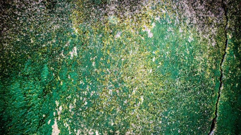 Walls with Faded Green Paint Stock Image - Image of paint, grunge ...