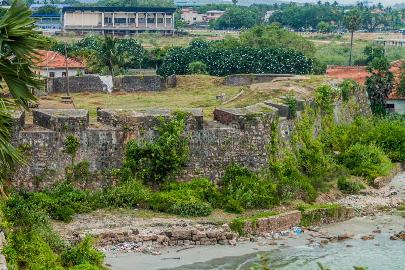 Walls of Fort Frederick in Trincomalee, Sri Lan Stock Photo - Image of ...