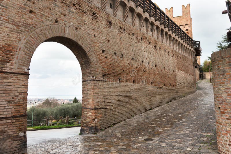 Gradara Castle, a Medieval Fortress Located in the Town of Gradara ...