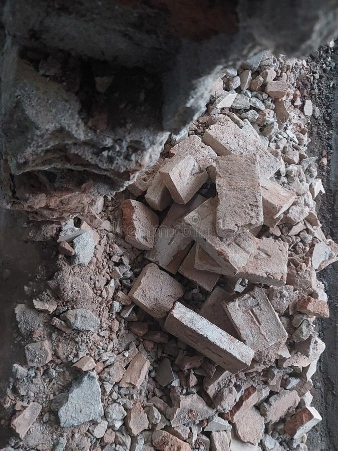 The Walls of the House Collapsed Stock Photo - Image of relief, wall ...