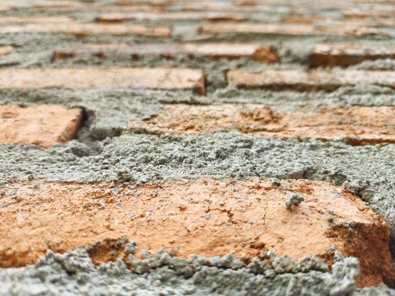 The Walls of the House are Made of Bricks Stock Photo - Image of ...