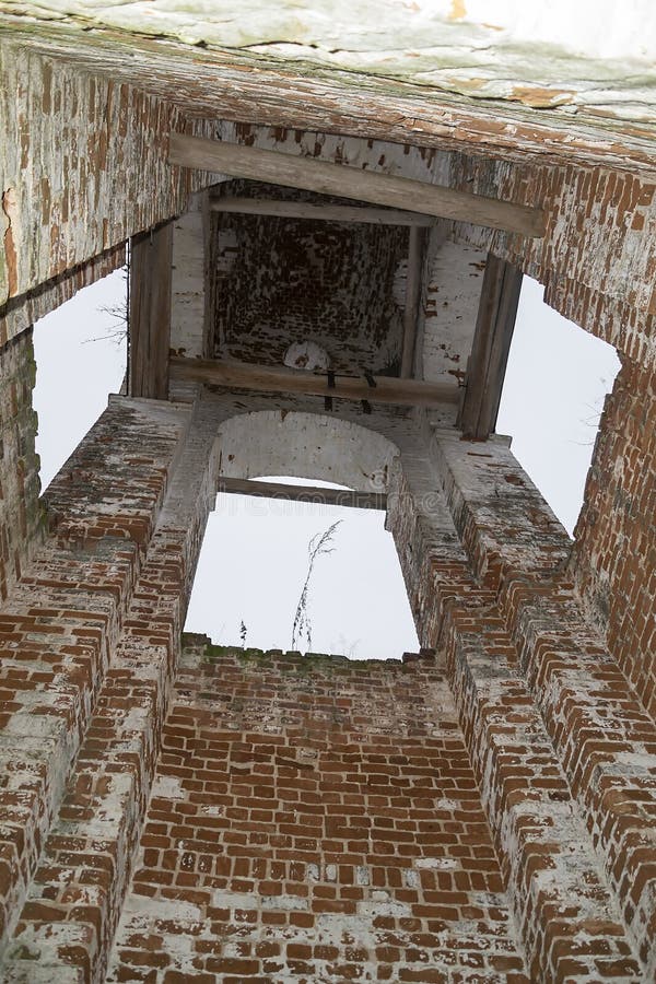 Inside an Abandoned Bell Tower Stock Photo - Image of bell, heritage ...