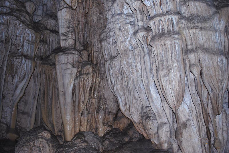 The Walls of a Limestone Cave Stock Image - Image of nature, pattern ...