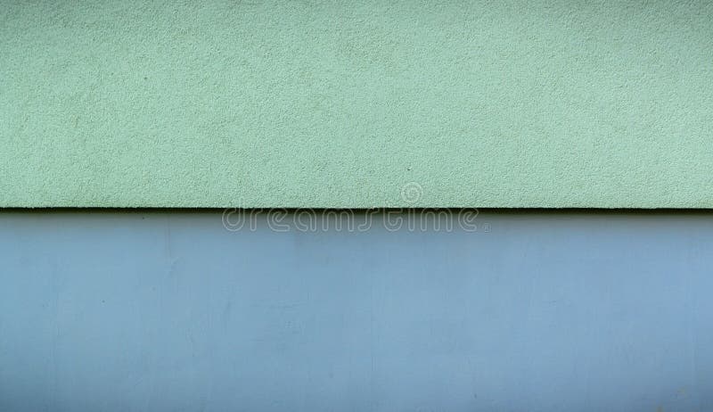 The Walls are Made of Cement, Painted in Two Colors: Top Green, Bottom ...