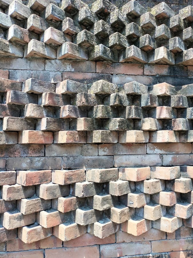 The Walls are Made of Red Brick Which is Arranged in a Unique and ...