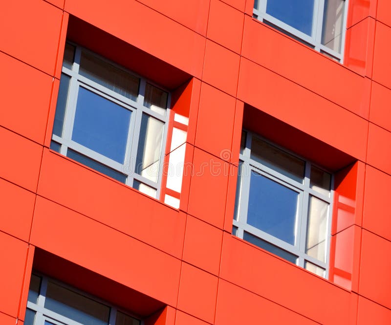 Walls of a modern building stock image. Image of colorful - 77029553