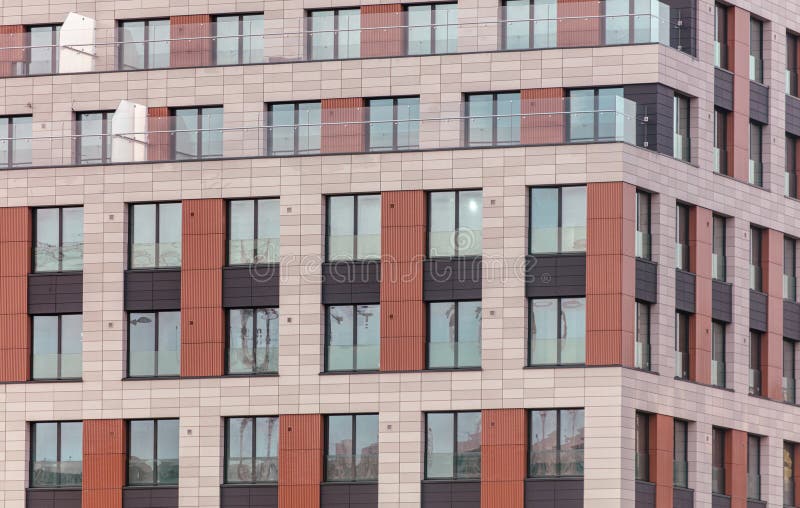 The Walls of a Multi-story Building As a Background. Texture Stock ...