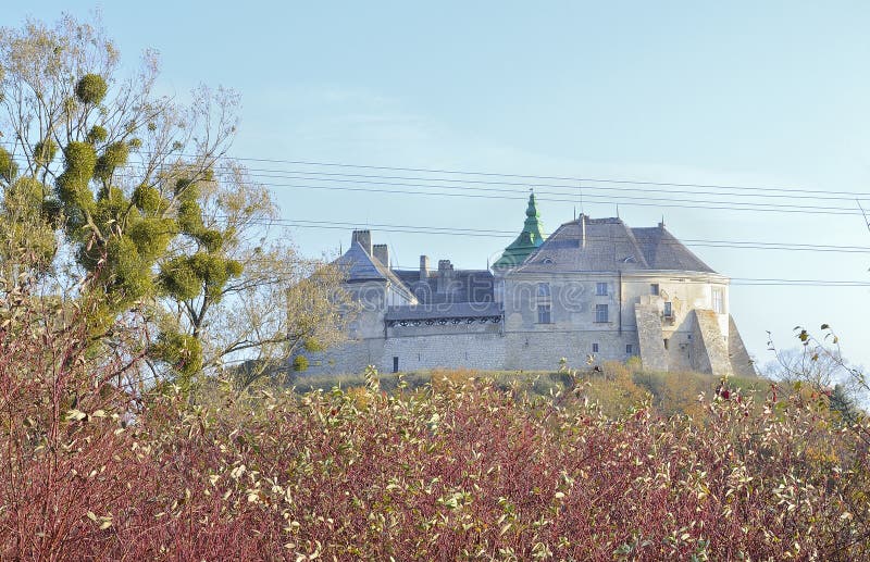 Walls of old castle stock image. Image of autumn, view - 48561405
