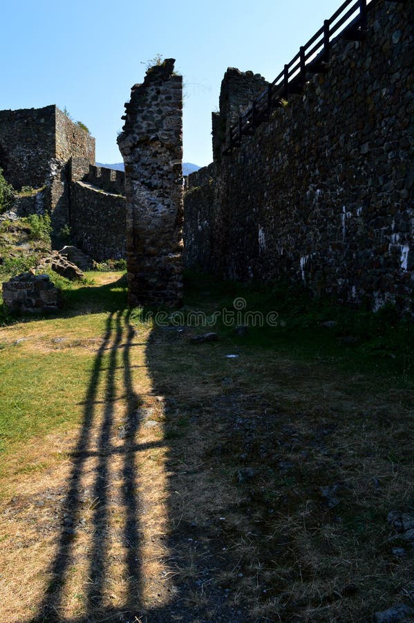 The walls of the old fort stock photo. Image of shadow - 124070584