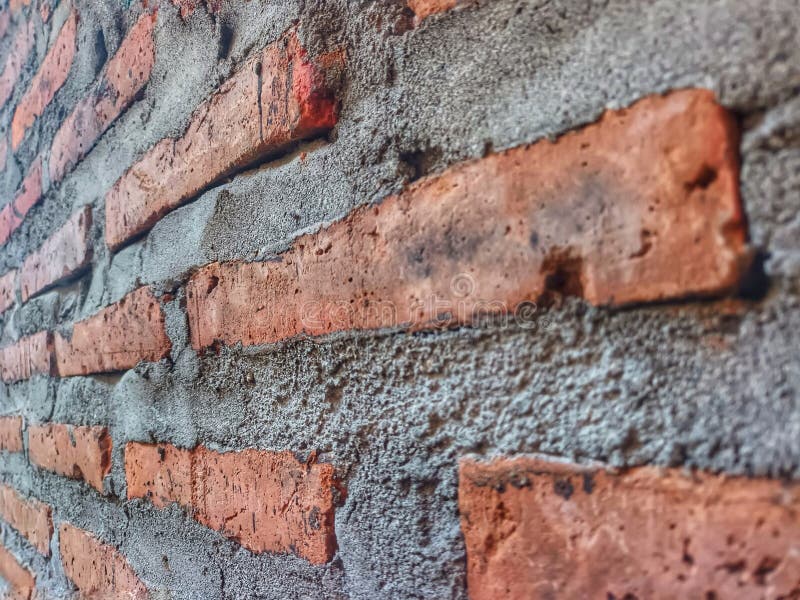The Walls of a Simple Brick House that Resists Old Stock Photo - Image ...