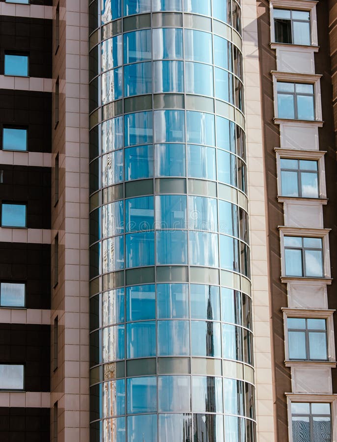 Walls with Windows of a Multi-story Building As a Background Stock ...