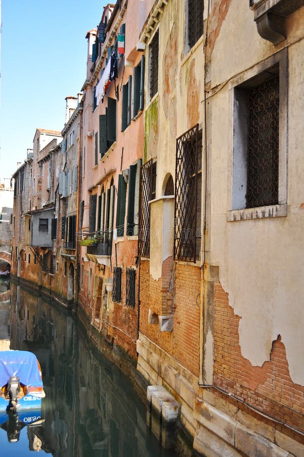 Walls and Windows in Venice Editorial Photography - Image of historic ...