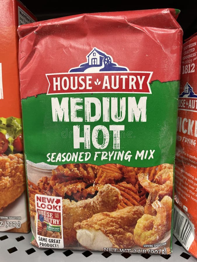 Walmart Grocery Store House of Autry Breading Mix Medium Hot Editorial Stock Photo - Image of ...