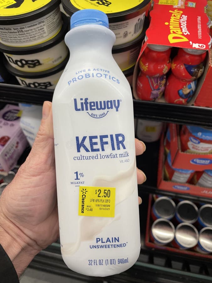 Walmart Grocery Store Lifeway Kefir Editorial Photo - Image of ...