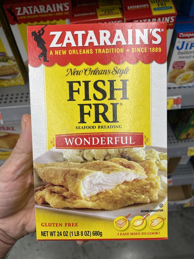 Walmart Grocery Store Zatarains Fish Fry Editorial Photography - Image ...
