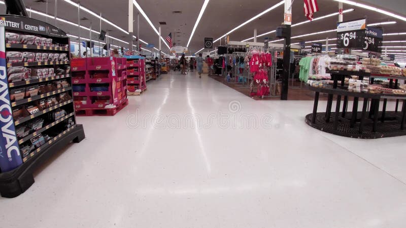 Walmart Interior 2021 People at Front of Store Stock Footage - Video of ...