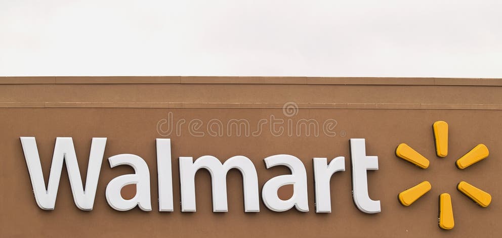 Walmart sign editorial photography. Image of careers - 16456612