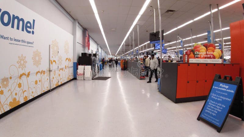 Walmart Super Center Front of Store Editorial Stock Photo - Image of ...