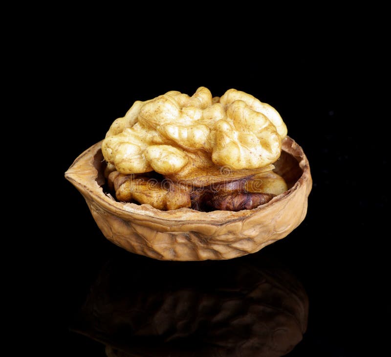 Walnut stock image. Image of delicious, flavouring, macro - 13560843