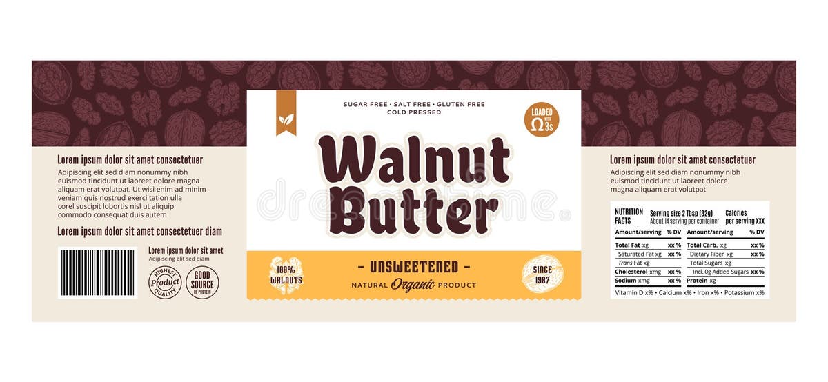 Walnut Label Stock Illustrations – 1,313 Walnut Label Stock ...