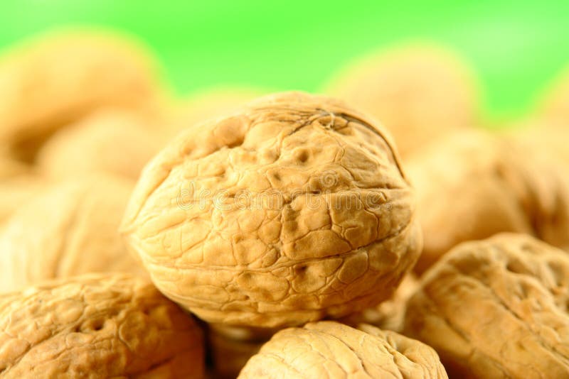 Walnut Closeup stock photo. Image of green, health, walnut - 45690448