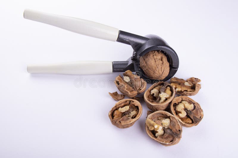 Walnut Cracker and Delicious Walnuts Stock Photo - Image of healthy ...