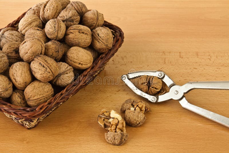 Walnut crusher stock image. Image of ingredient, brown - 28861271