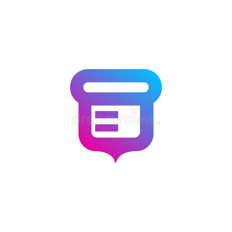 Walnut Gradient Mobile App Logo - Vector Stock Illustration ...