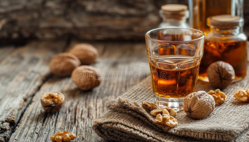 Walnut Liqueur Captures the Soul of the Nut in Every Sip Stock ...