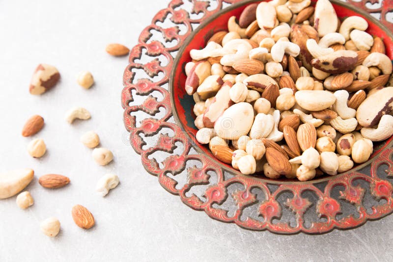 Walnut Meats. Assortment of Nuts Stock Image - Image of length, heap ...