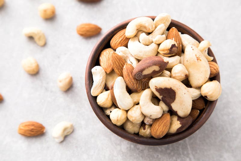 Walnut Meats. Assortment of Nuts Stock Photo - Image of nature, almond ...
