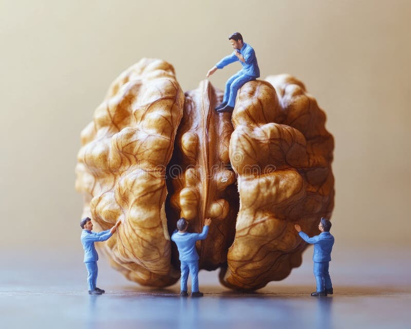 Walnut Nutritionists Highlight Omega3 Benefits Stock Illustration ...