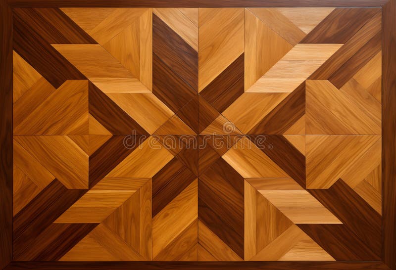 Walnut and Oak Wood Parquet Flooring Pattern Stock Illustration ...