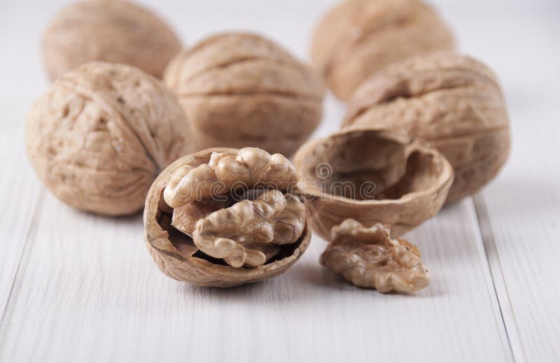Walnut in Open Form Close-up Stock Image - Image of walnut, ingredient ...
