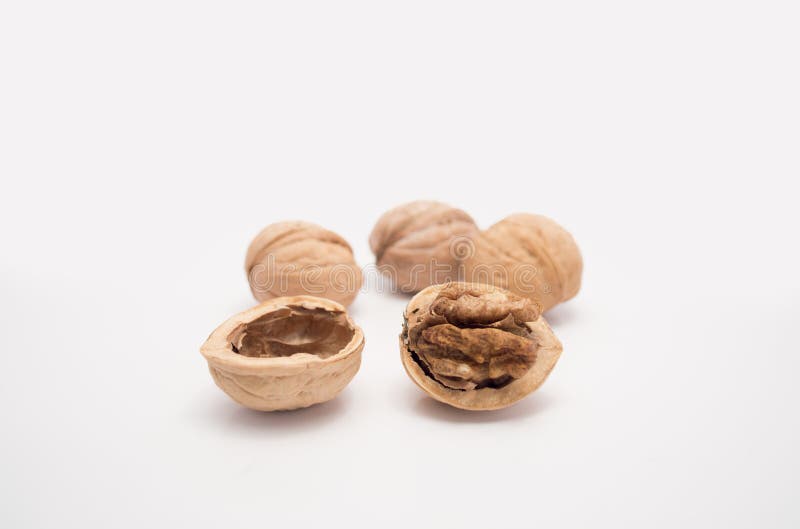 Walnut Open and Others Closed Stock Image - Image of ingredient, diet ...
