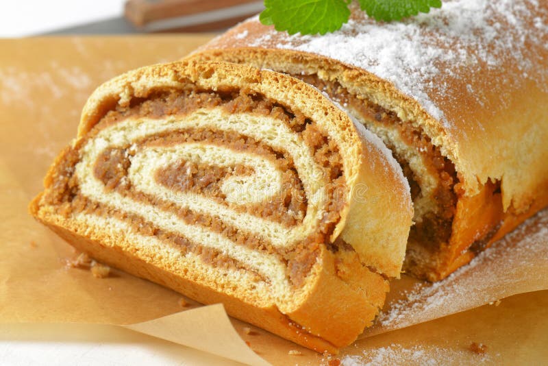 Walnut Roll stock photo. Image of board, ingredients, roll - 6193498