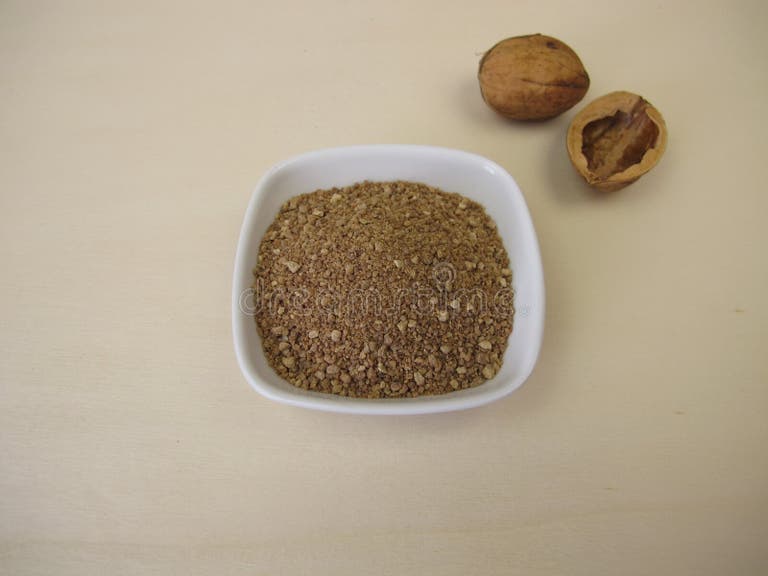 Walnut shell granules stock image. Image of wooden, sanding - 350241819