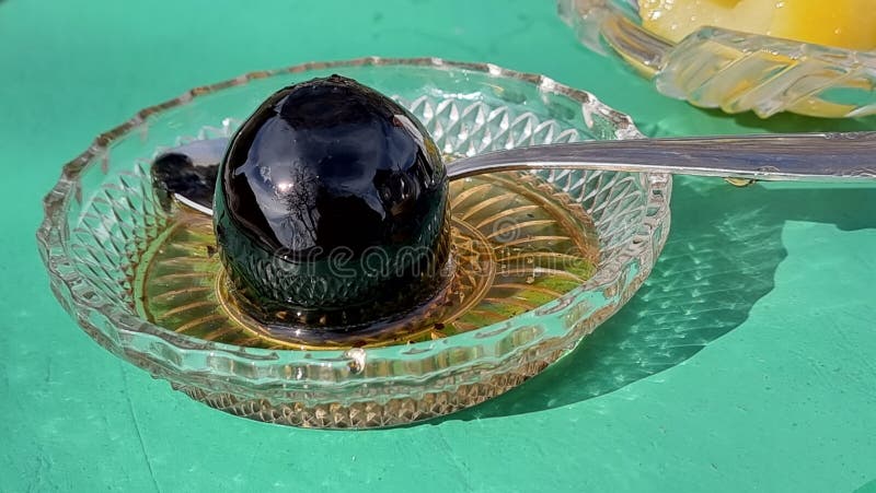 Walnut Sweet Syrup Traditional Ioannina Greece Stock Photos - Free ...